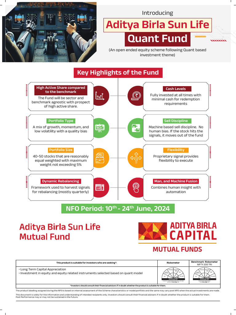 Quant Fund - One Pager 2 - Print File | PDF | Investing | Stocks