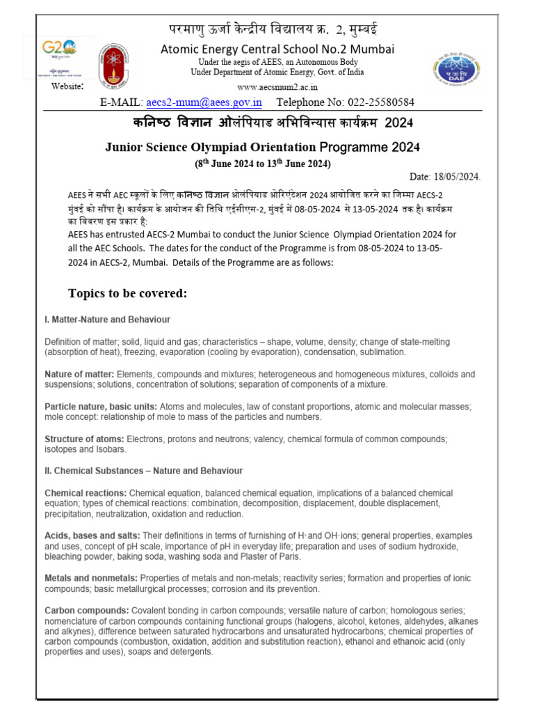 Nsejs Syllabus | PDF | Chemical Compounds | Mixture