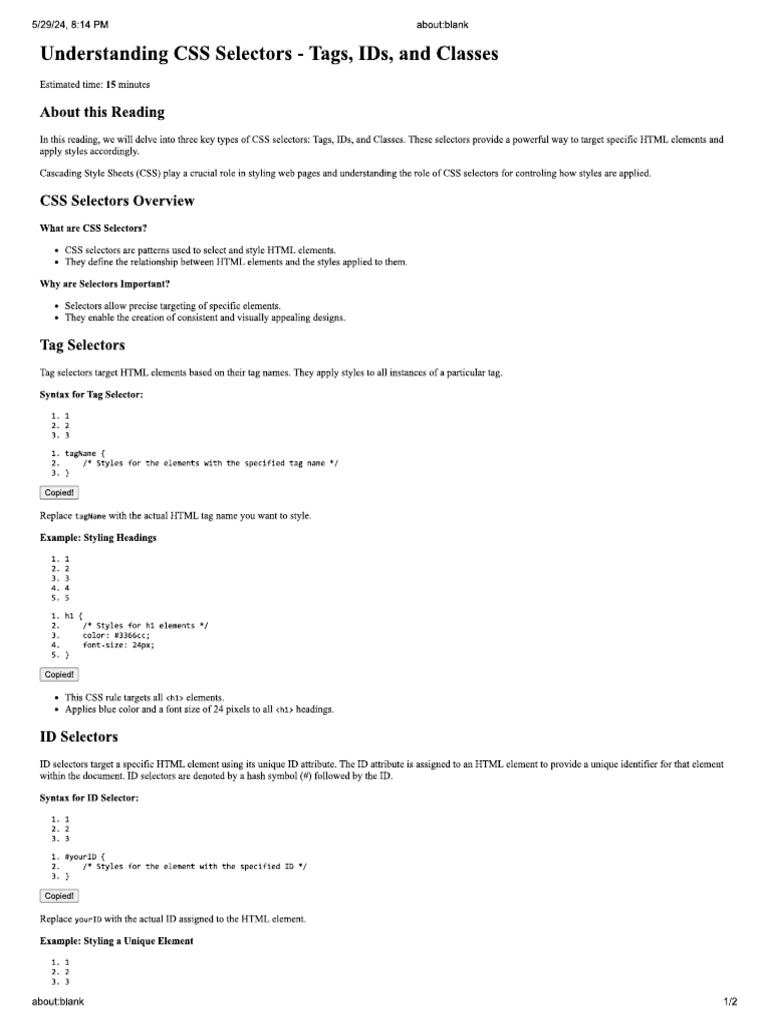 Css Intro Pdf 