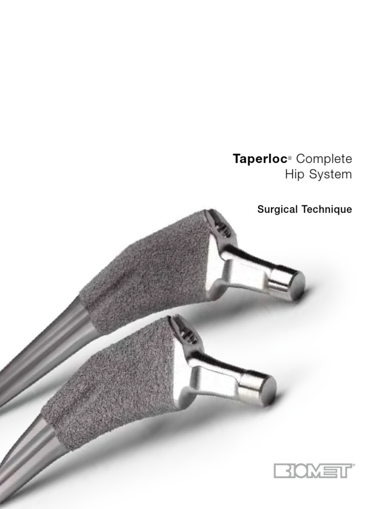 BMET0126.0 Taperloc Tech | PDF | Hip | Surgery