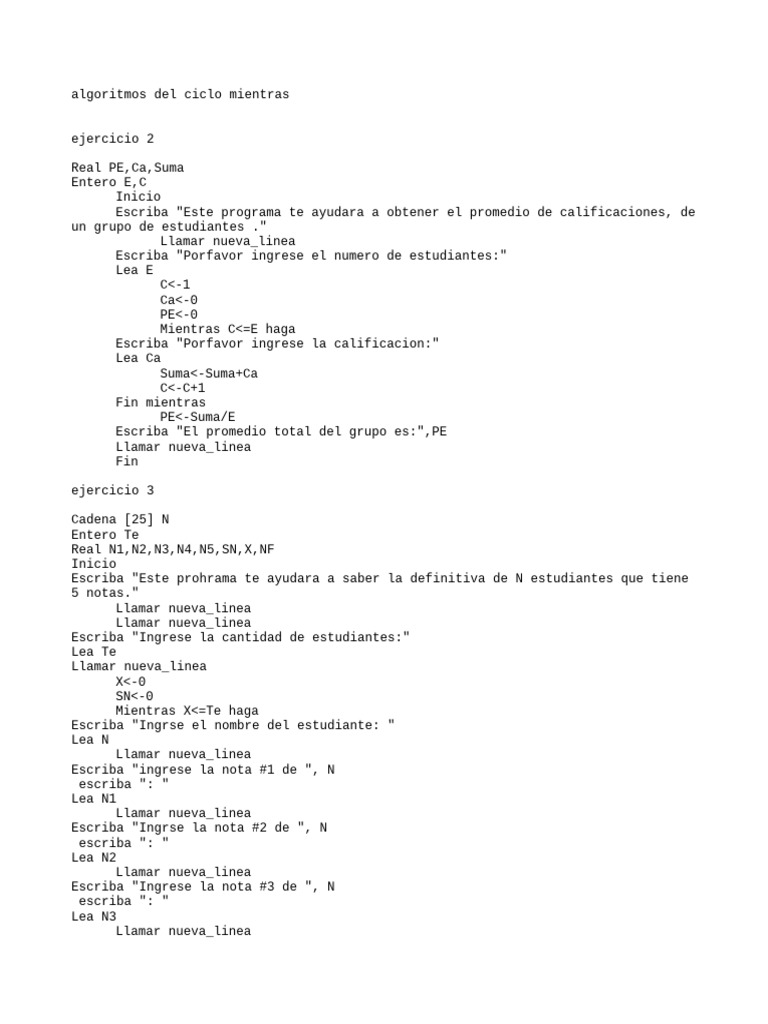 Juan Jose Arana Ejercicios Del LPP | PDF | Métodos y materiales de enseñanza