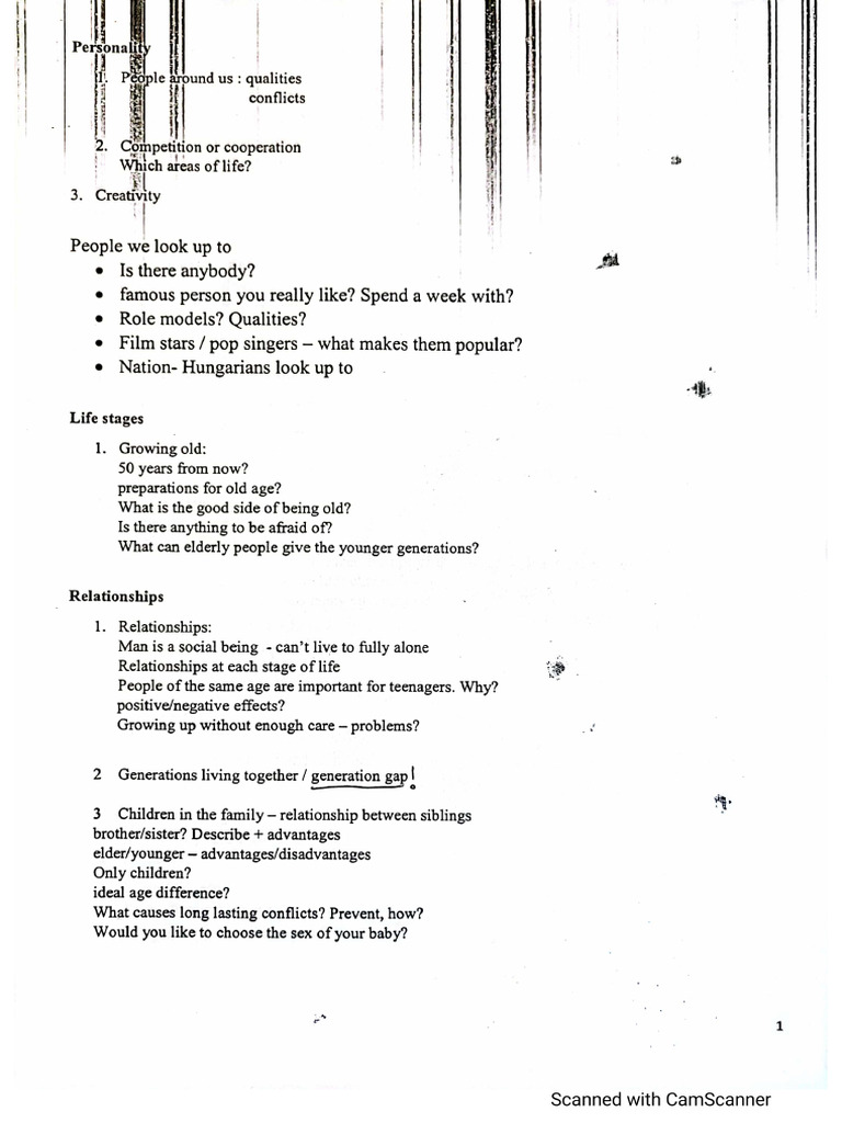C1 General Topics | PDF