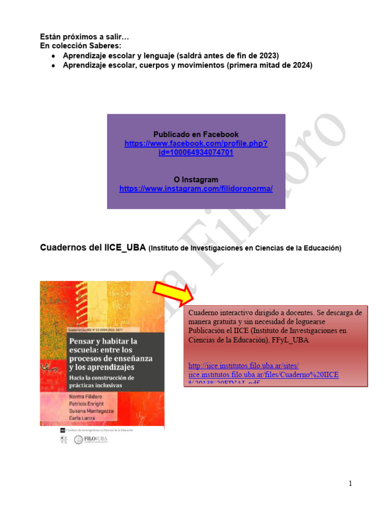 Cuadernos IICE Colección Saberes Otros | PDF