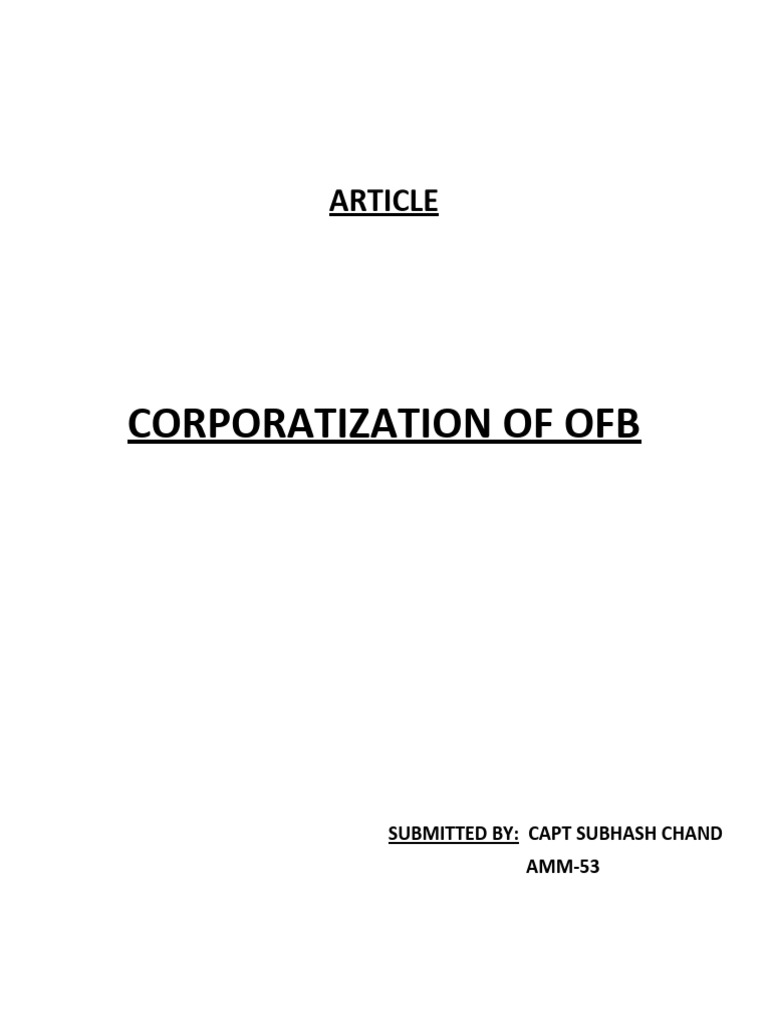 New Ofb Final | PDF | Finance & Money Management