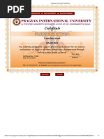 Ipu Medical Certificate | PDF