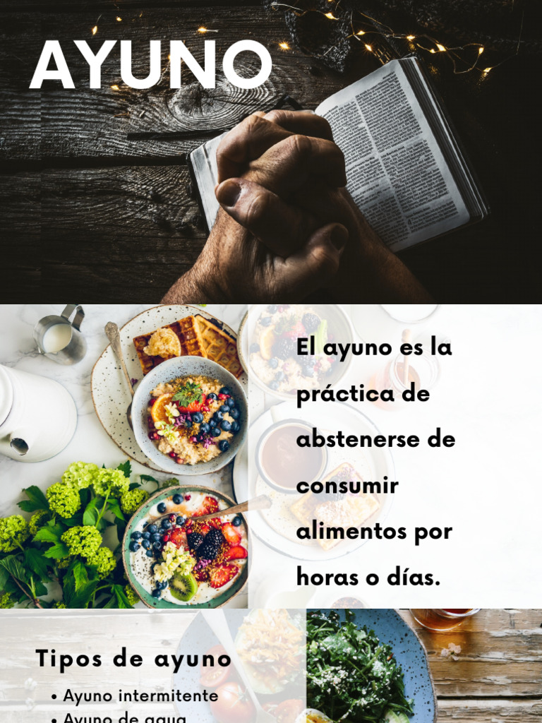 Beneficios y Tipos de Ayuno | PDF | Ayuno intermitente | Medicina CLINICA