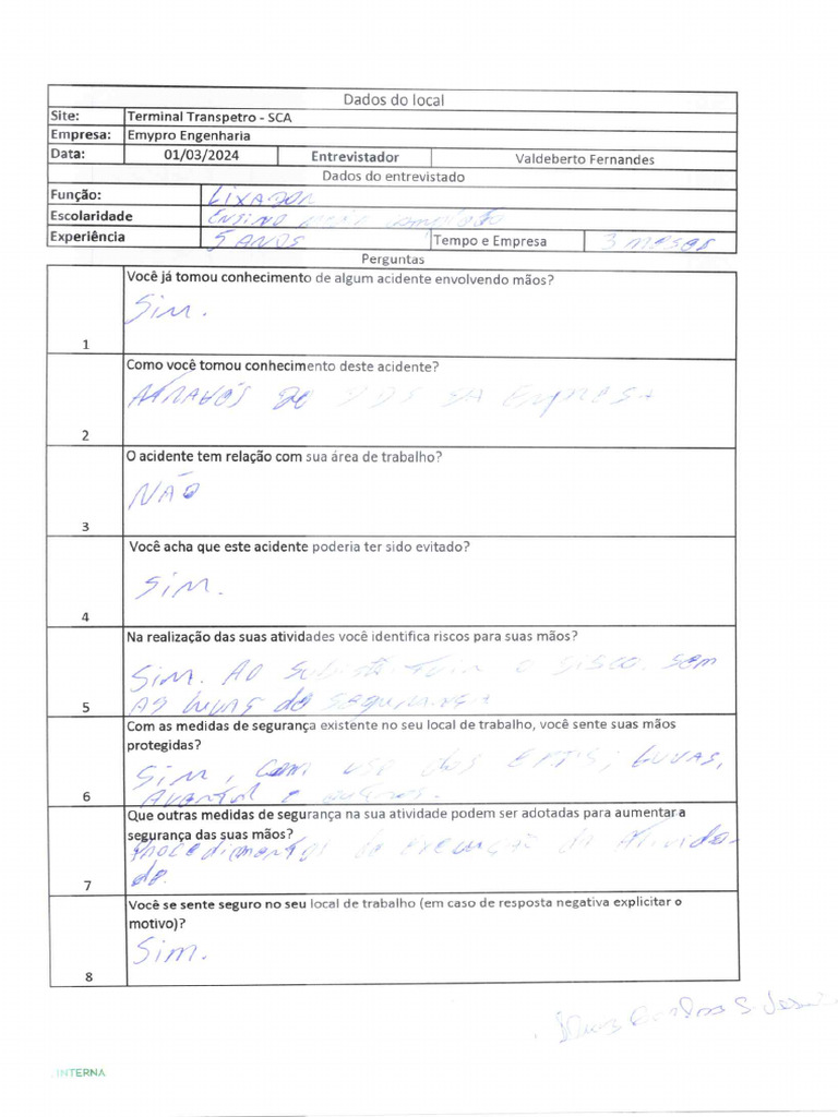 Pesquisa - Mãos - Emypro | PDF