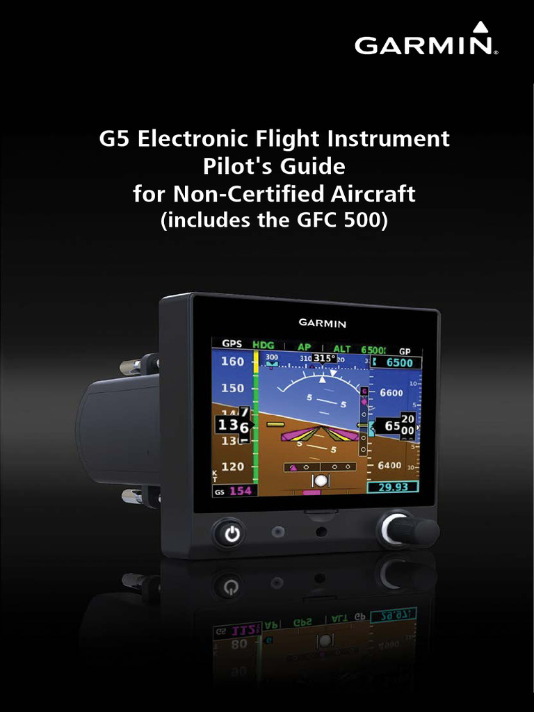 Garmin G5 | PDF | Airspeed | Aviation