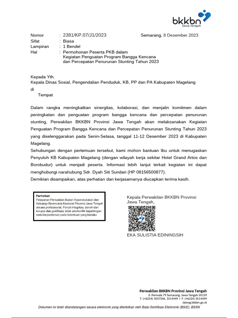 Capacity Building - Undangan PKB | PDF