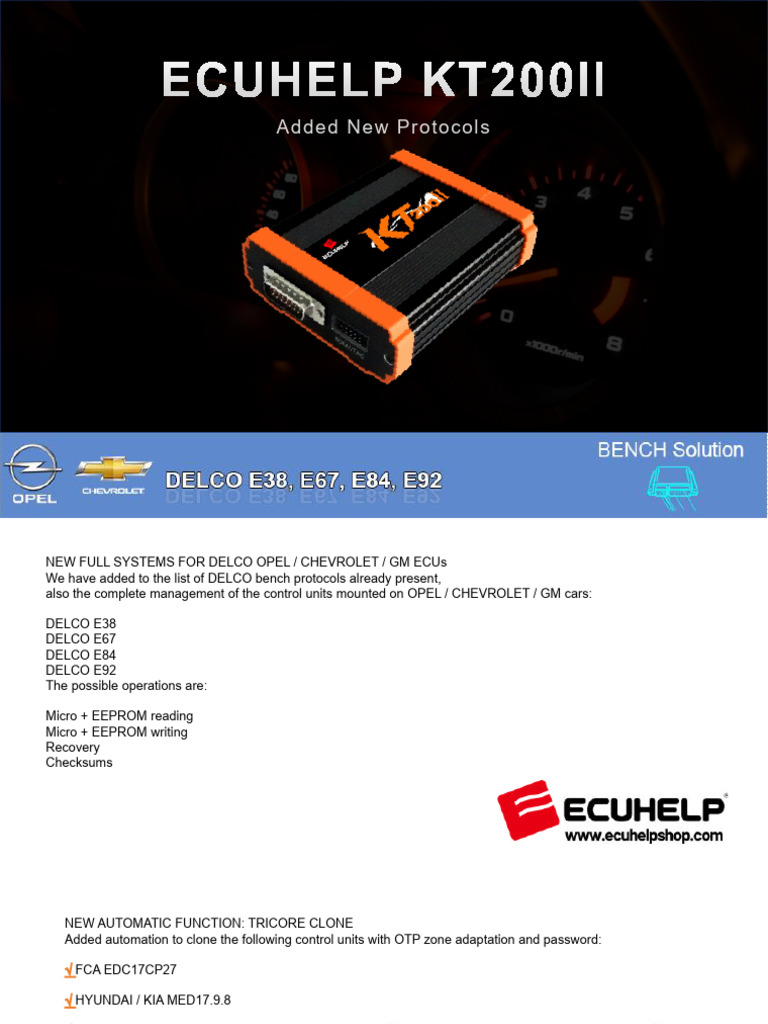 New Delco ECU Protocols and Drivers | PDF | Chevrolet | Industries