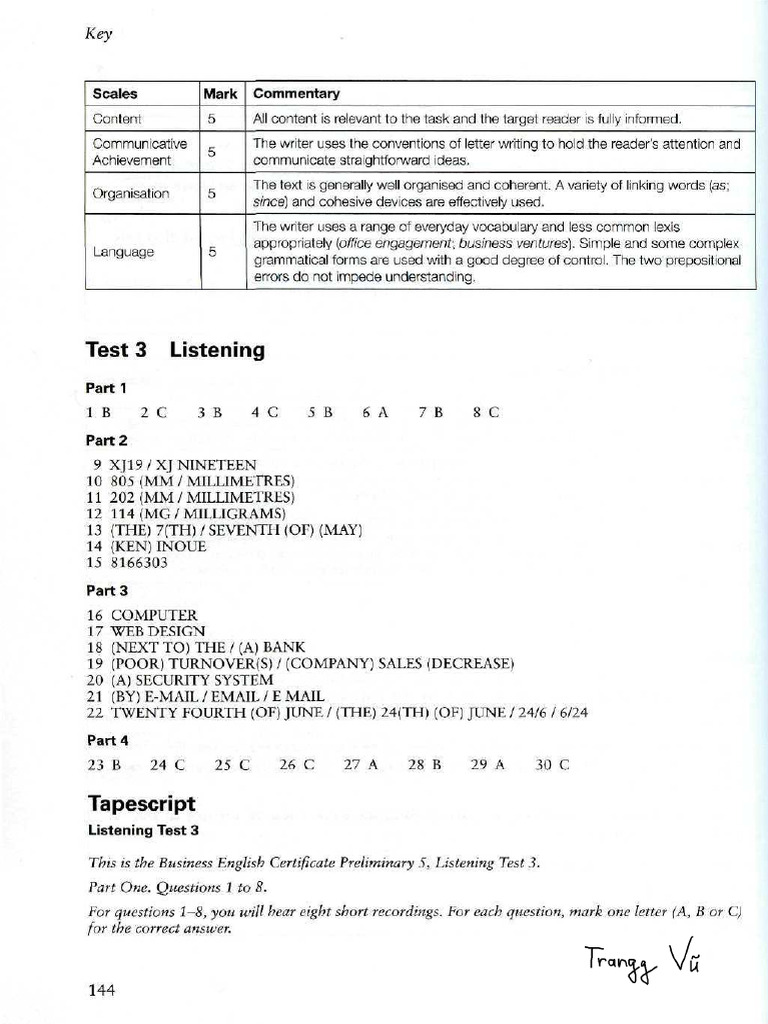 Business Preliminary 5 With Answers - Compress Trang 6 | PDF