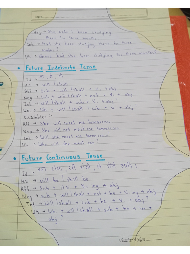 Future Tense Rules | PDF