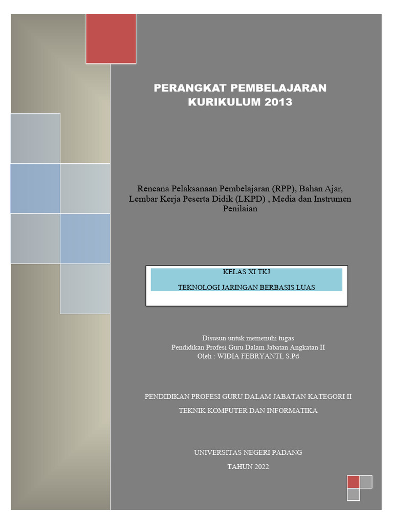 RPP Pert-1 Fiber Optik | PDF | Seni