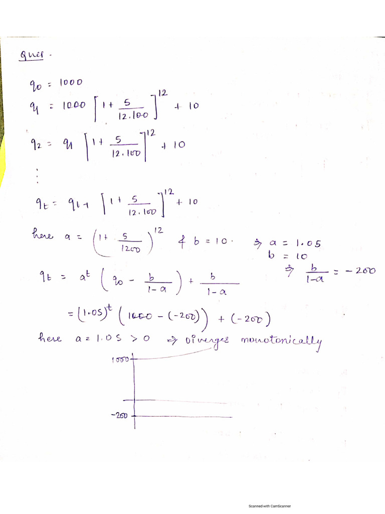 Unit 4 CH 2 Difference Eqn Last Two Ques Soln | PDF