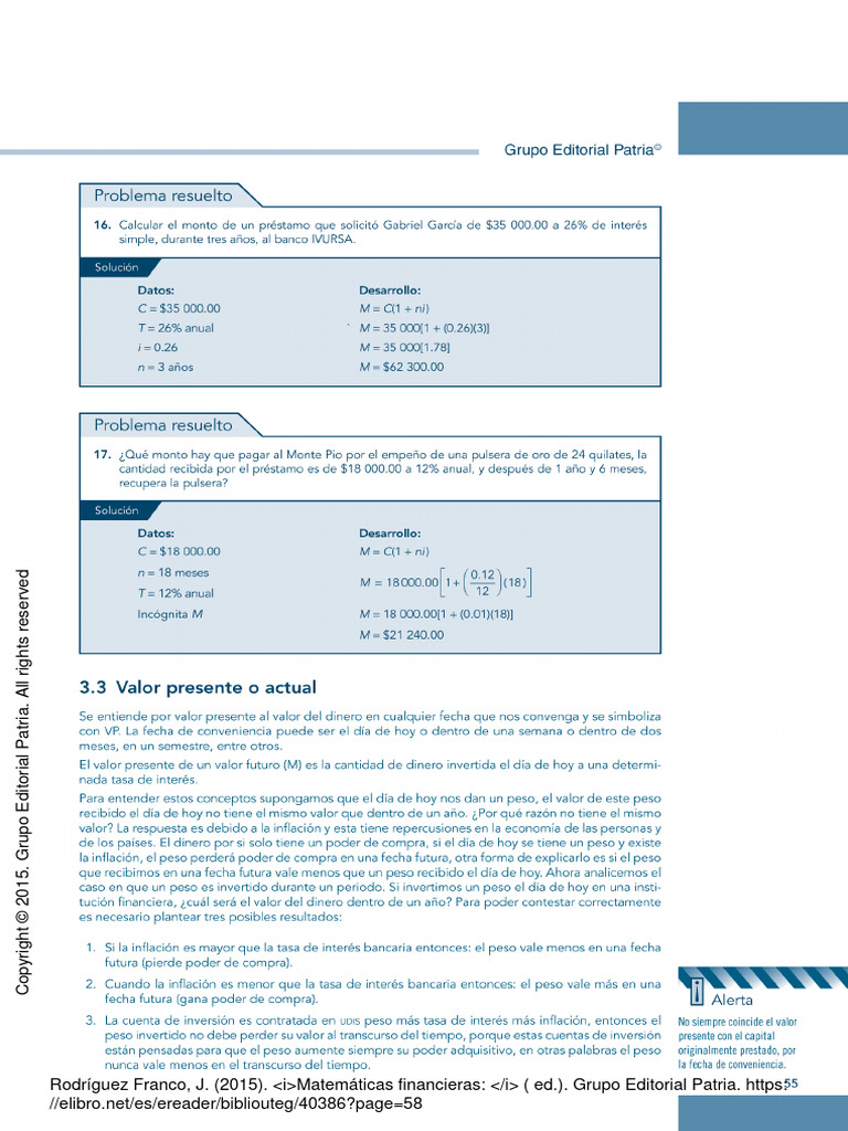 Interes Simple 2 | PDF
