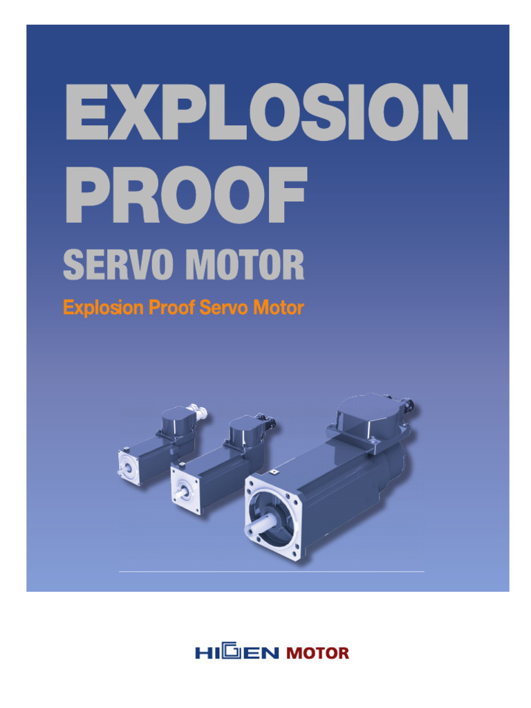 Explosion Proof Servo Motor Catalogue | PDF