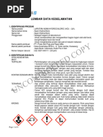 MSDS (Material Safety Data Sheet) NaOH | PDF