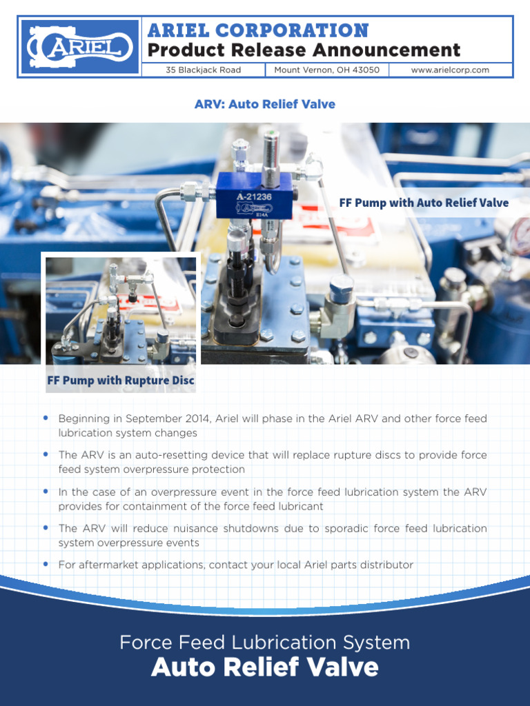 PRA AutoReliefValve | PDF | Pump | Valve