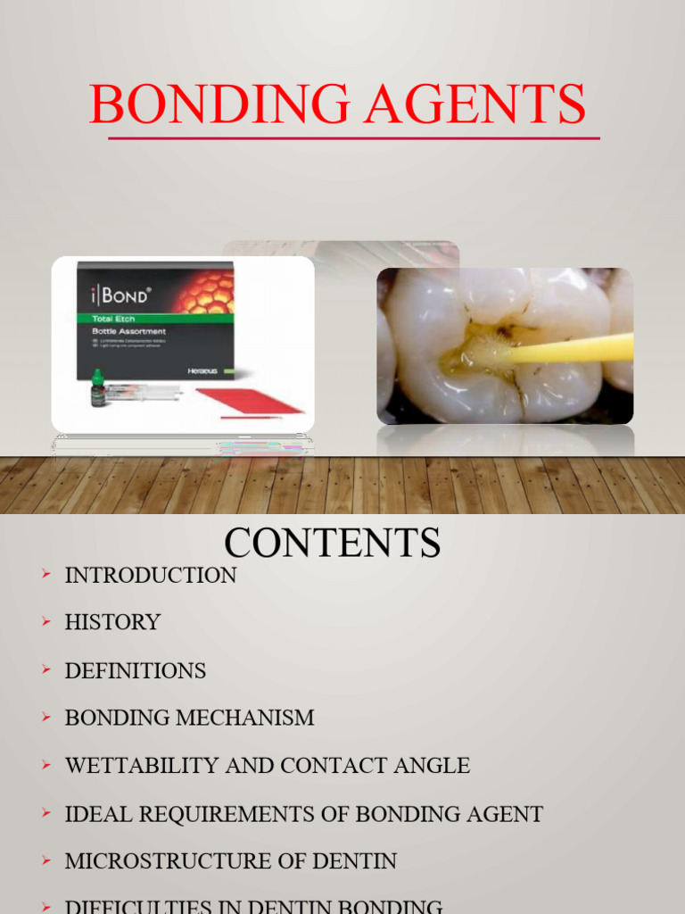 Bonding Agents | PDF | Dentin | Adhesion
