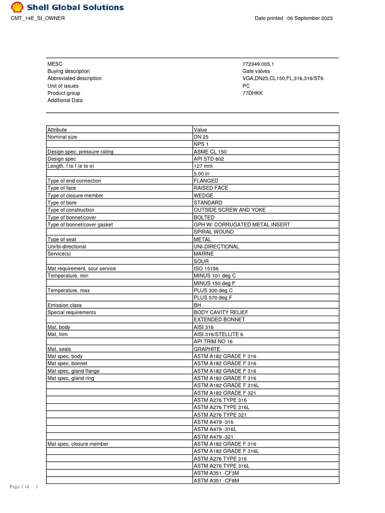 MESC Description 772349.005.1 | PDF | Mechanical Engineering | Plumbing