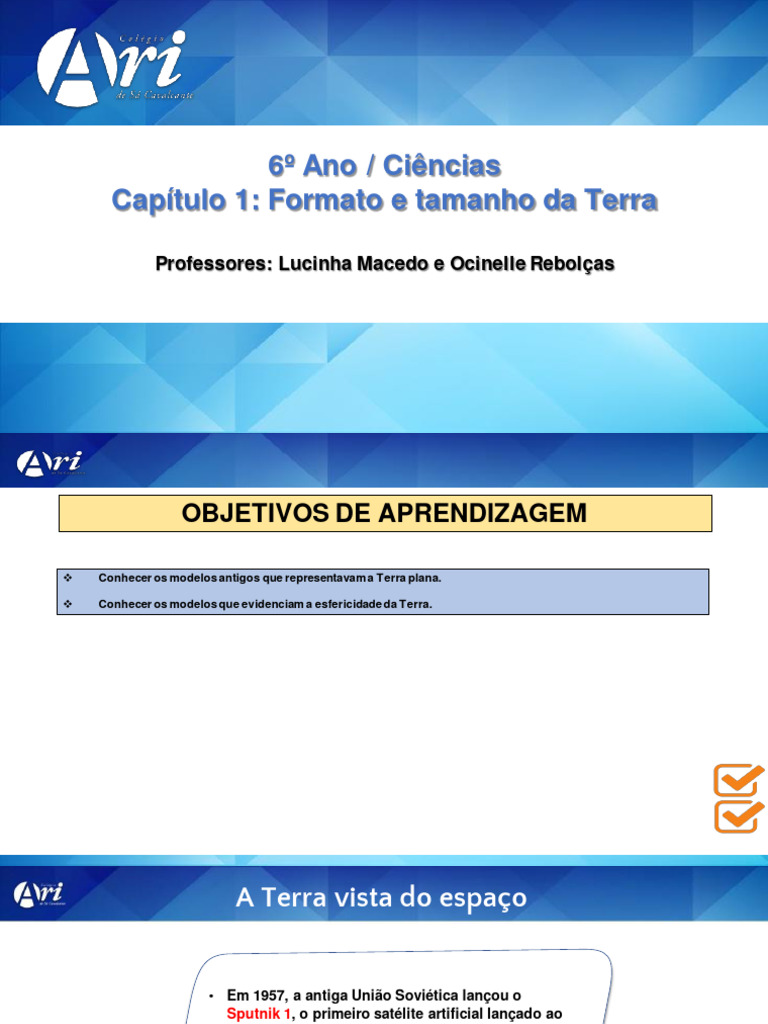 6º Ano - Cap. 01 - Formato e Tamanho Da Terra | PDF | Satélite | Lua