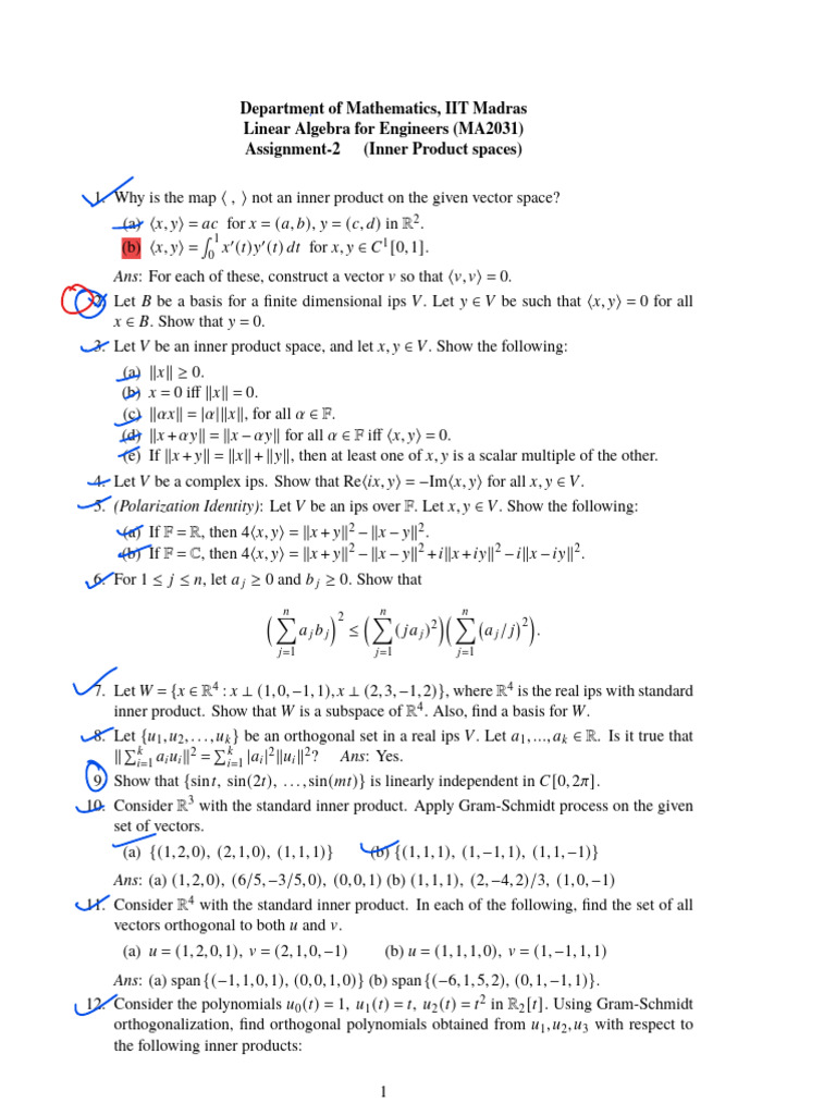 Assignment 2 | PDF | Mathematical Physics | Abstract Algebra