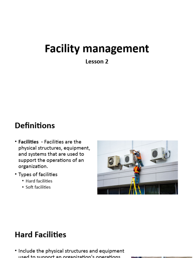Facility Management Overview and Functions | PDF | Safety ...