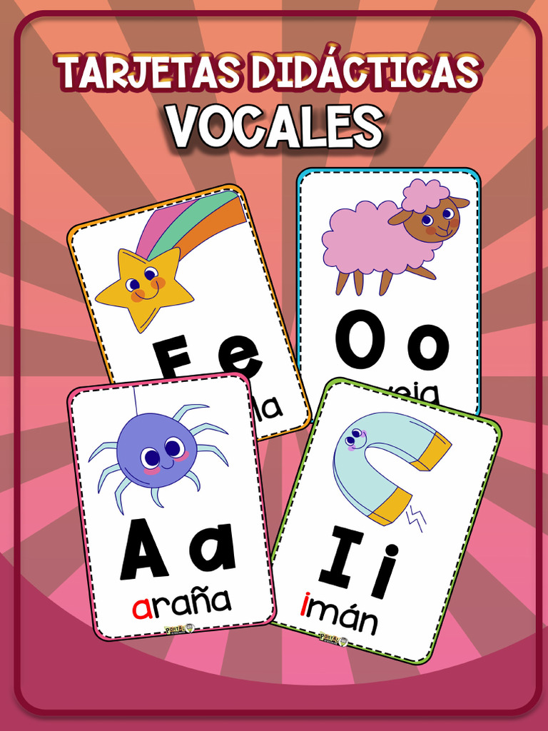 Tarjetas-Didacticas-De-Vocales 20231015081523 Basic Compression | PDF