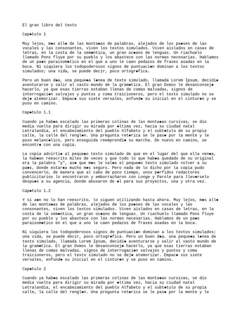 Aventura de Lorem Ipsum en Letralandia | PDF | Grafemas | Ortografía