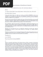 Application Letter For Dealership 2 | PDF