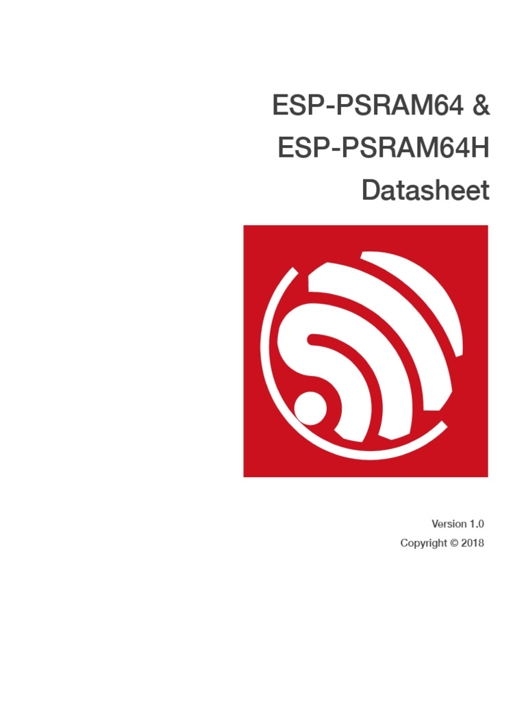 4677 Esp-Psram64 Esp-Psram64h Datasheet en | PDF | Dynamic Random Access Memory | Computer ...