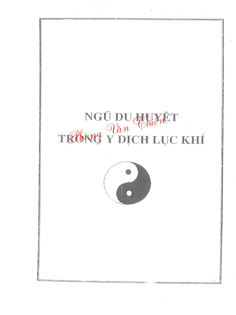 Ngu Du Huyet Trong Cham Cuu Luc Khi | PDF