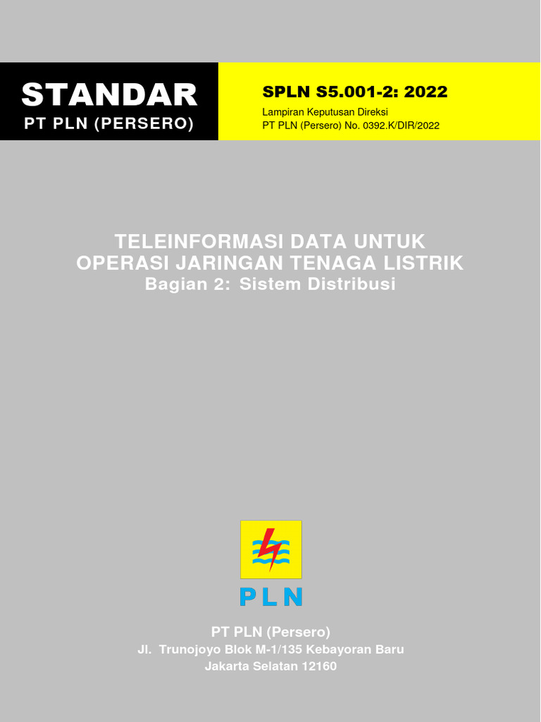 Standar Teleinformasi PLN | PDF
