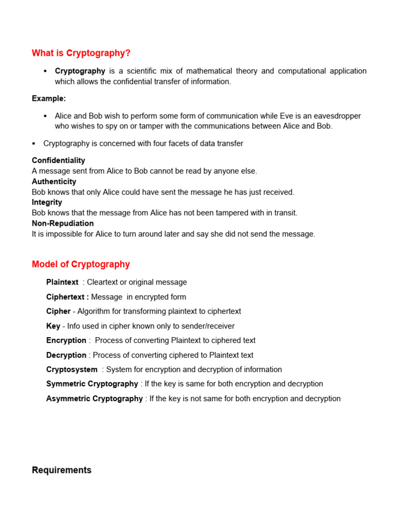 Cryptography | PDF | Cryptography | Encryption Cryptography | PDF | Cryptography | Encryption