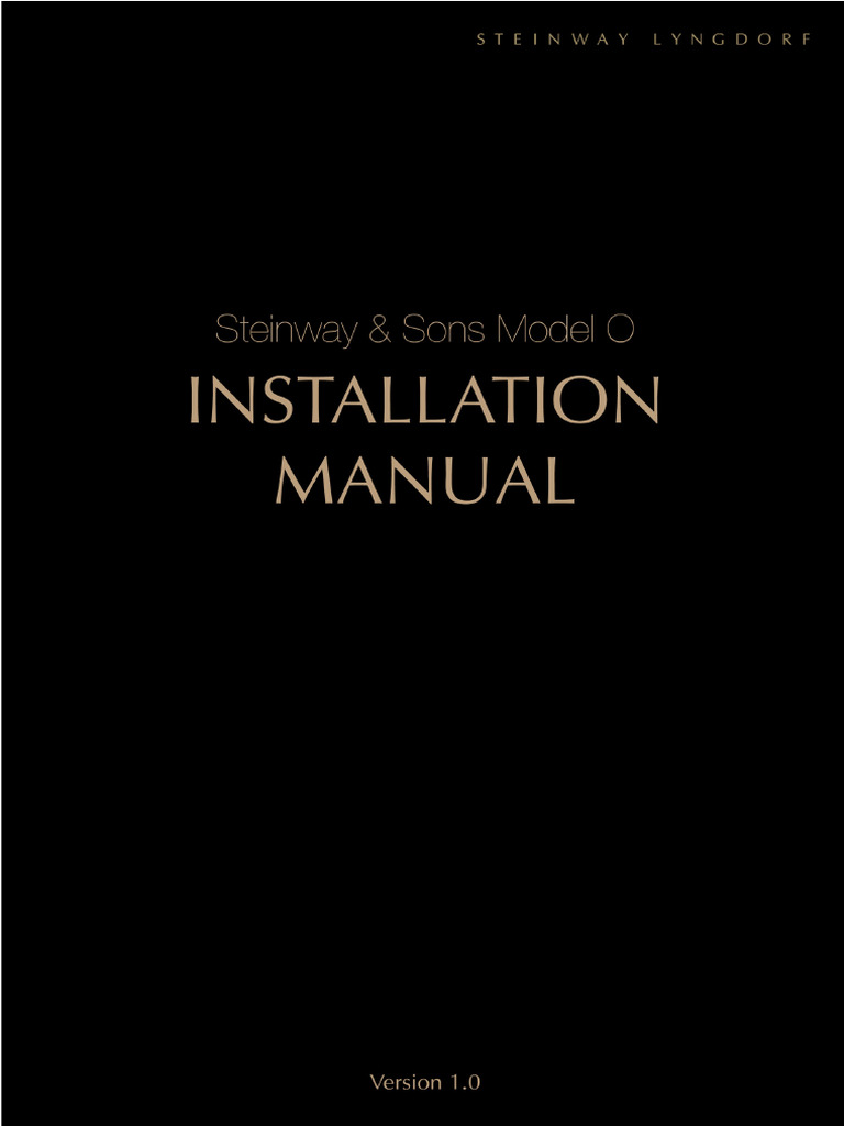 Model O Installation Manual - Version 1.0 | PDF | Loudspeaker ...