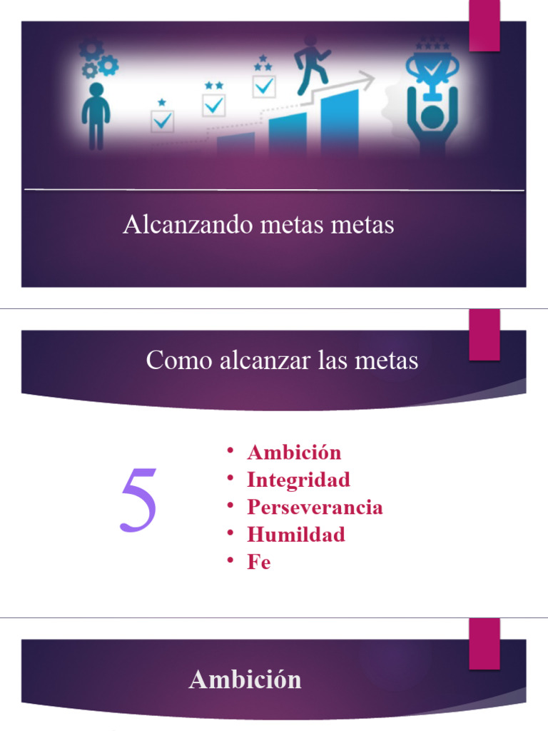 Claves para Alcanzar Metas Exitosas | PDF