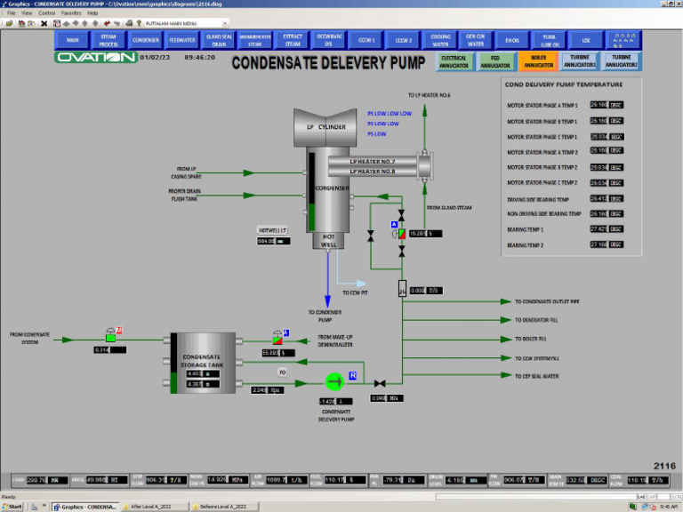 300MW Consenser Make Up Water Pumping System | PDF