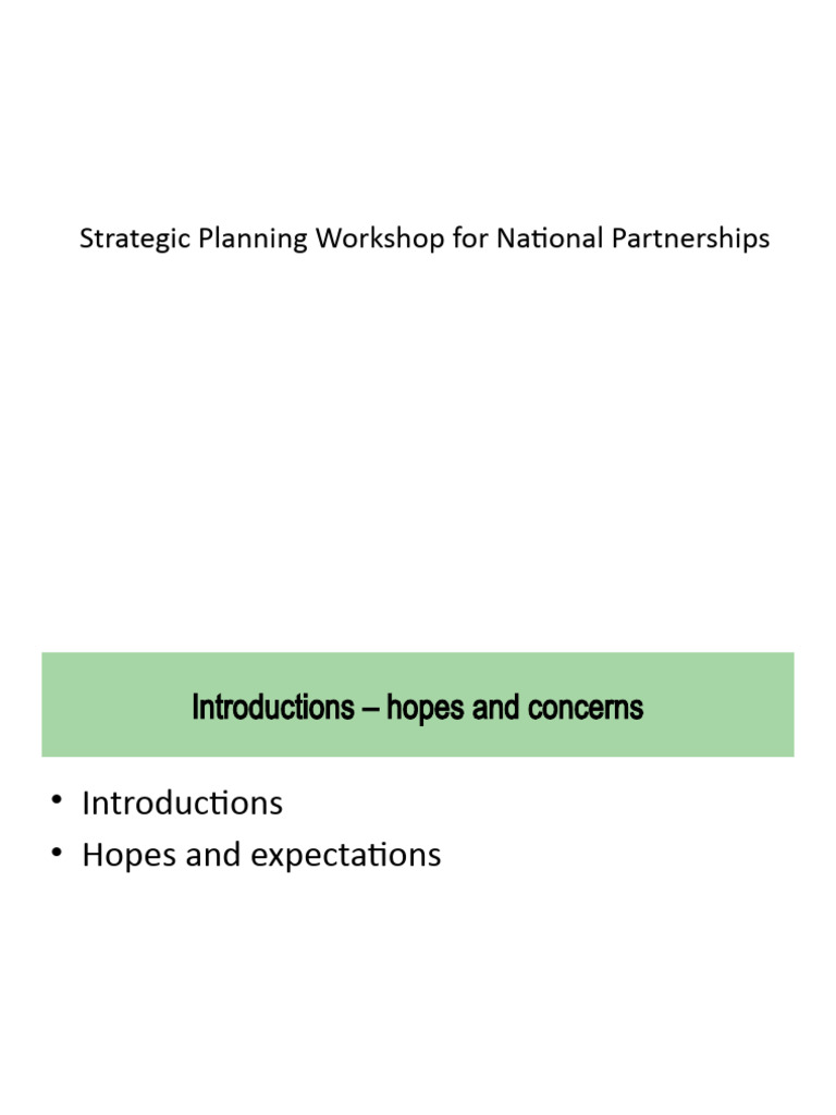 GNB Strategic Planning Workshop Presentation 2 | PDF | Strategic Planning | Swot Analysis