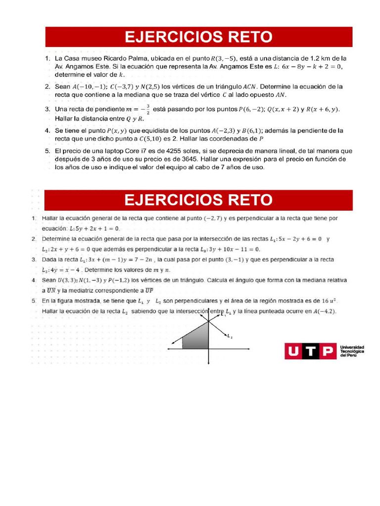 Ejercicios Matematica | PDF