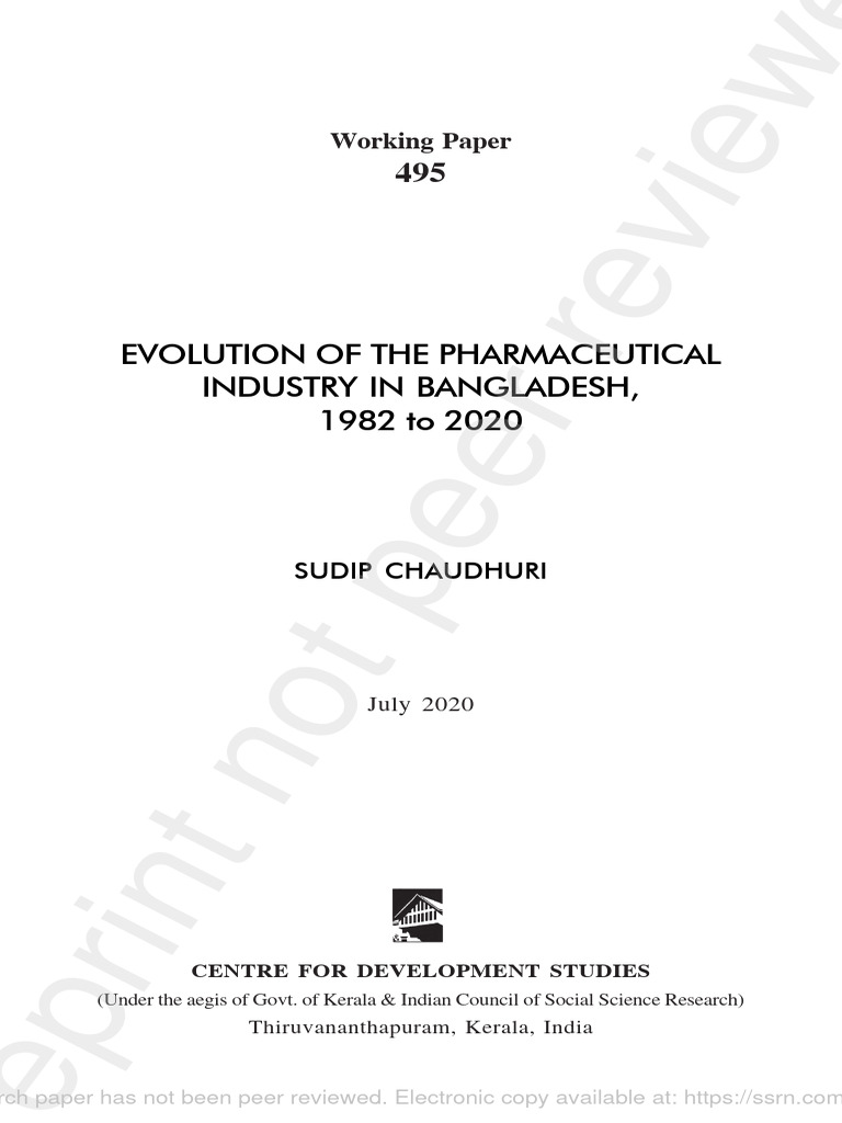 SSRN Id3767822 | PDF | Generic Drug | Patent