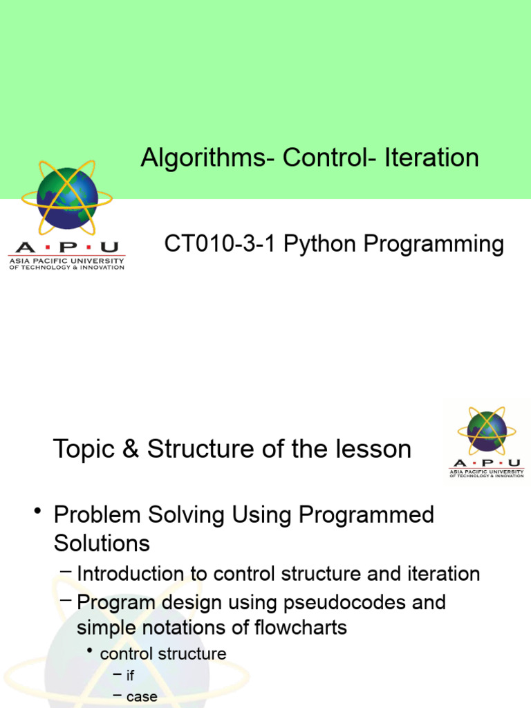 03 - Algorithms Controliteration | PDF | Control Flow | Iteration 03 - Algorithms Controliteration | PDF | Control Flow | Iteration