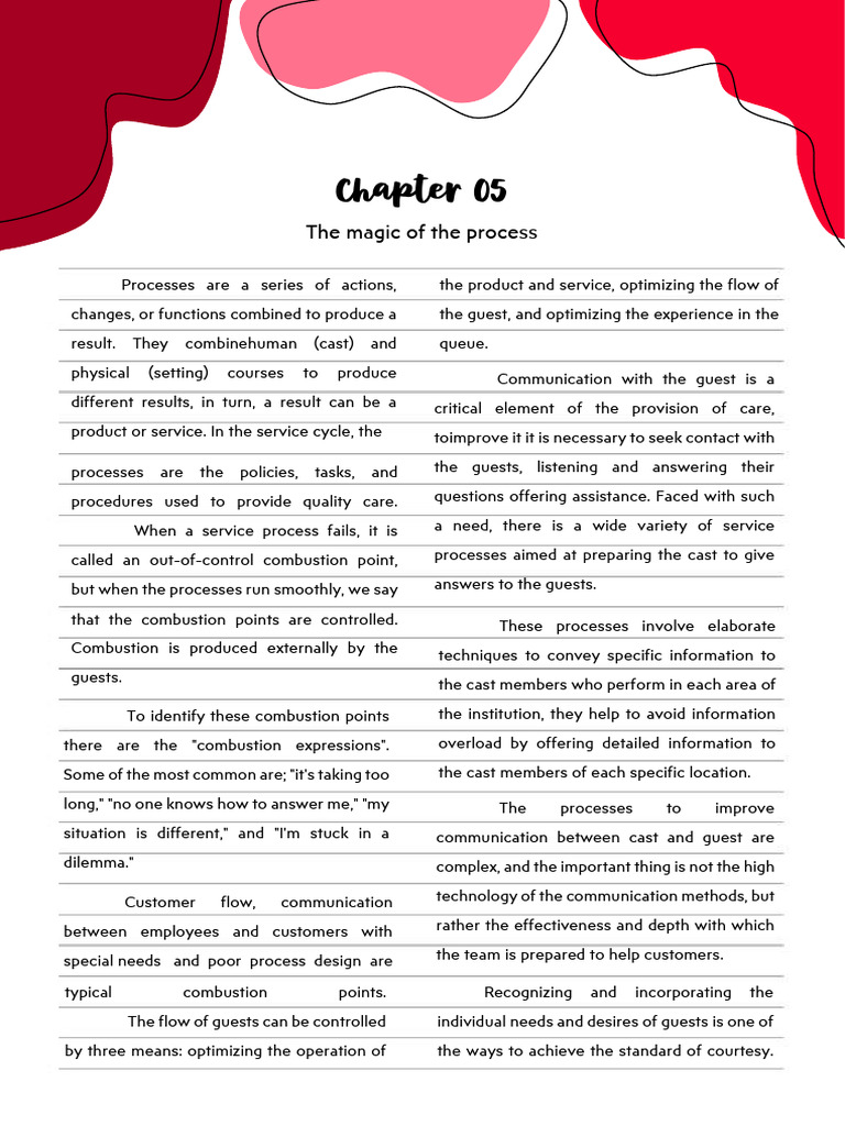 Chapter 05 - The Magic of The Process | PDF | Information | Communication