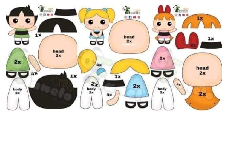 Molde Meninas Super Poderosas | PDF