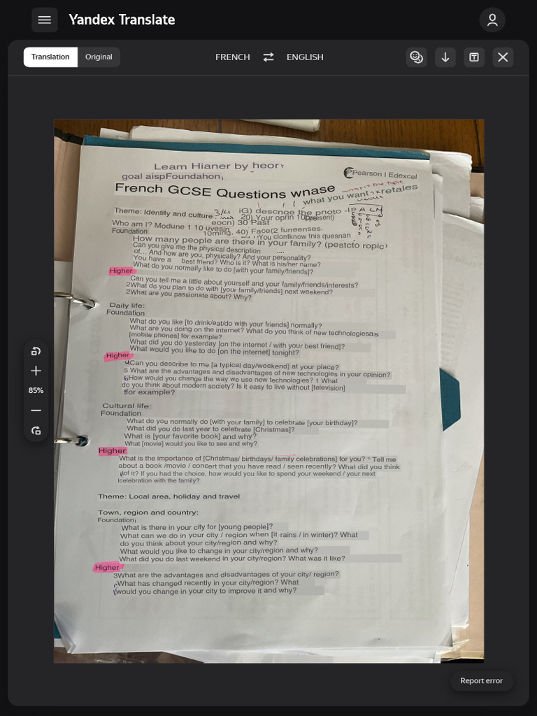 Translate Text From Images and Photos Online - Yandex Translate | PDF ...