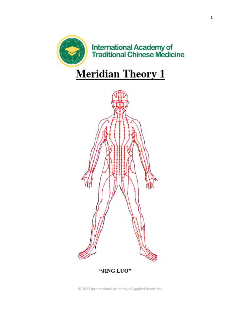 Meridian Theory 1 Class Notes 2022 with REVIEW | PDF | Traditional ...