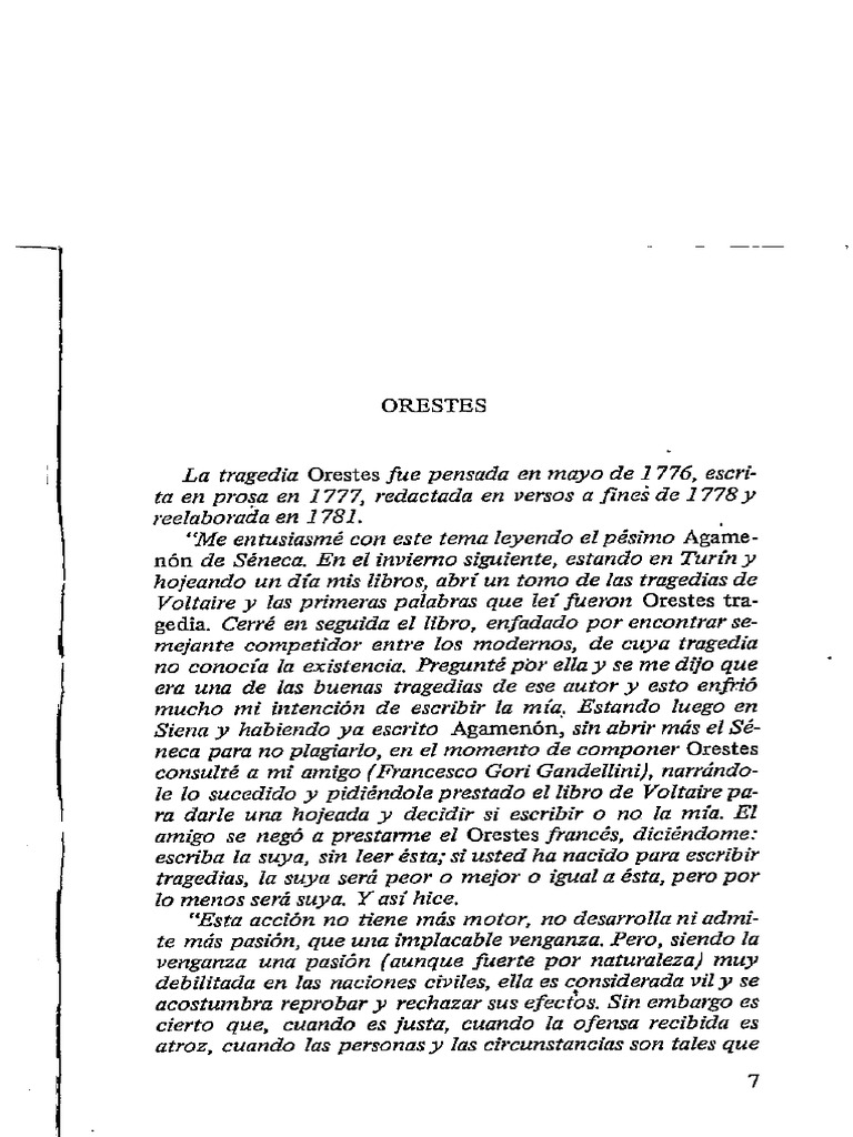 Orestes | PDF