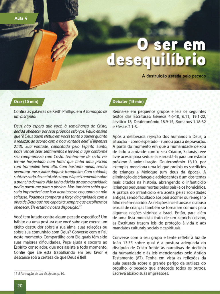 4335 - JMN - Revista SER DISCIPULO - MIOLO - Web - Indd | PDF | Pecado | Jesus