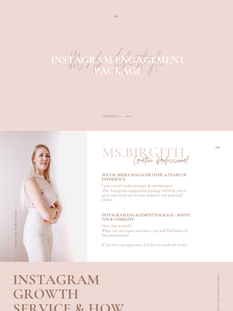 Instagram Engagement Package | PDF | Websites | Cyberspace