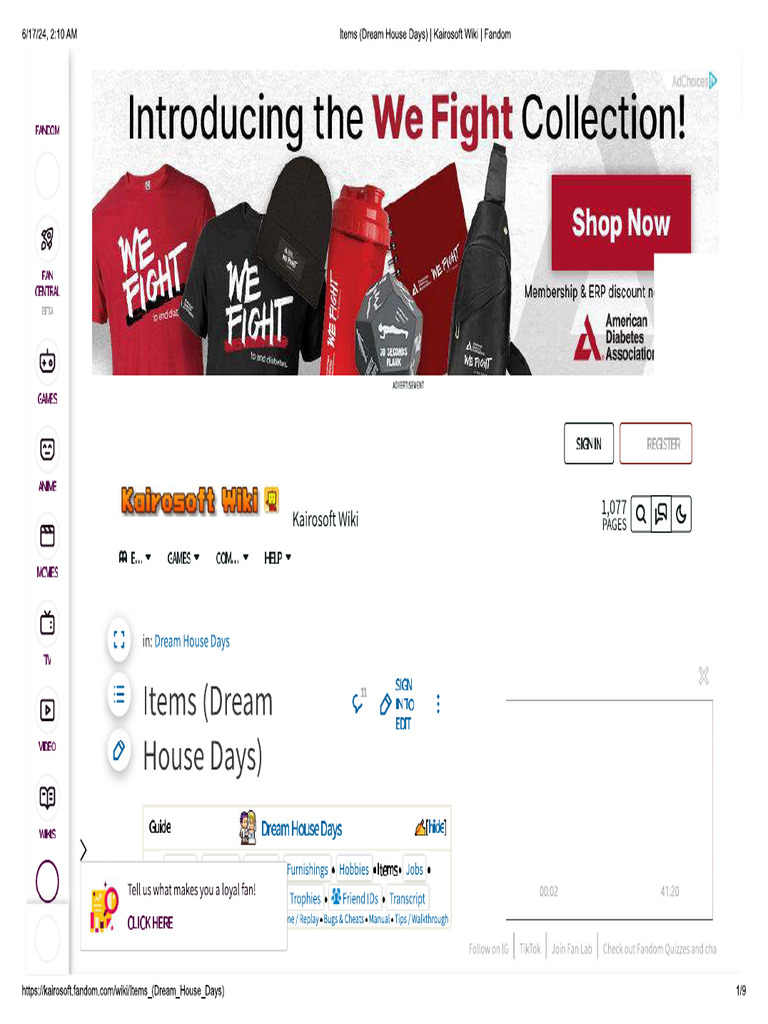 Items (Dream House Days) - Kairosoft Wiki - Fandom | PDF