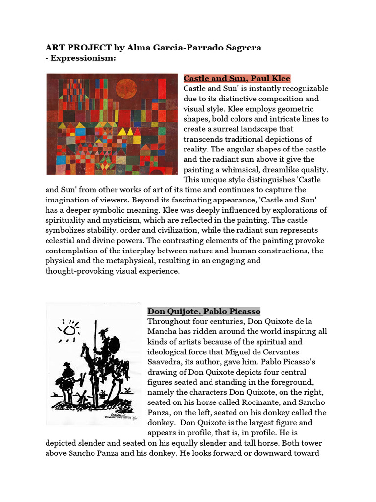 ART PROJECT | PDF | Composition (Visual Arts) | Abstract Art